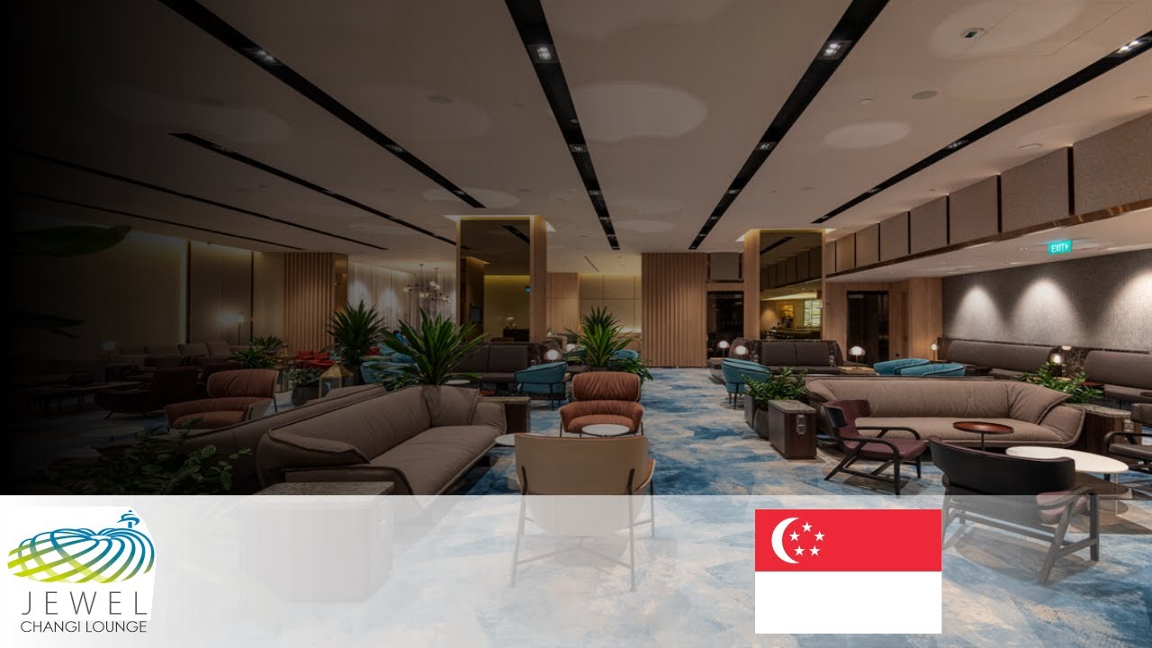 CHANGI LOUNGE AT JEWELS I SINGAPORE - YouTube
