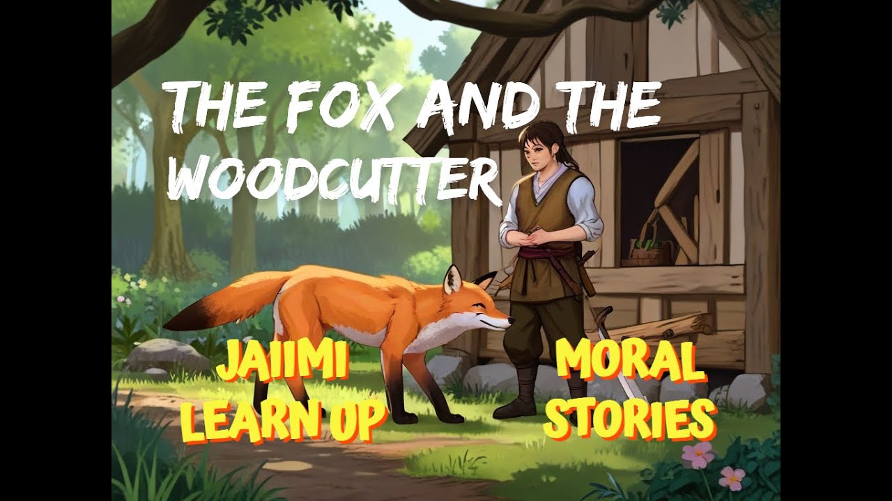 THE FOX AND THE WOODCUTTER || JAIIMI LEARN UP || MORAL STORIES - YouTube