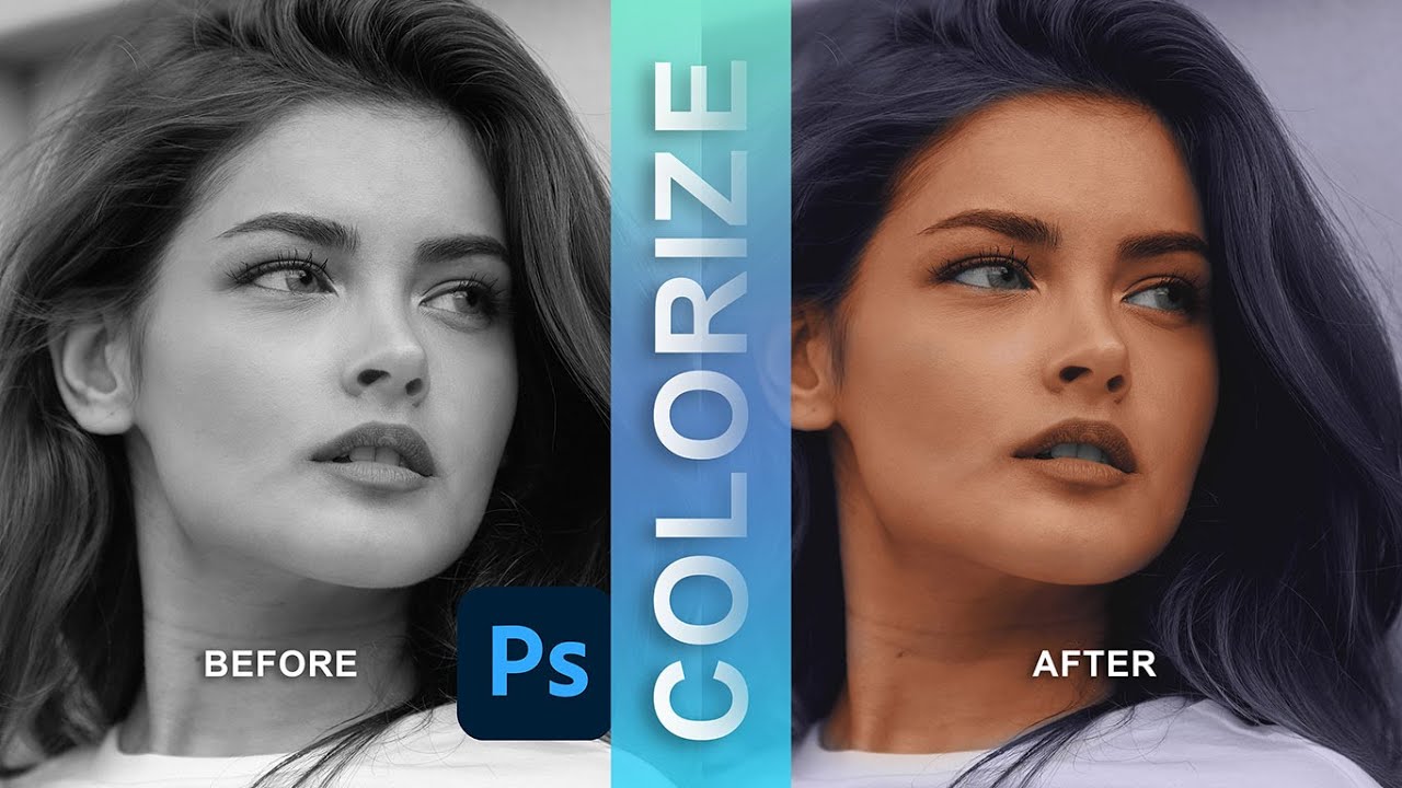 Colorize A Black & White Photos In Photoshop | EASY WAY | - YouTube