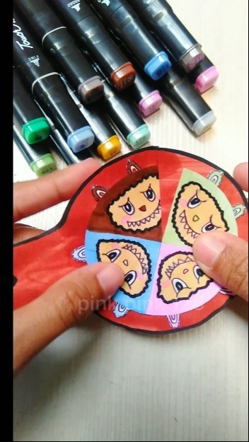 LABUBU PIZZA🍕|papercraft #shortvideo #papercraft #diy #labubu #shorts # ...