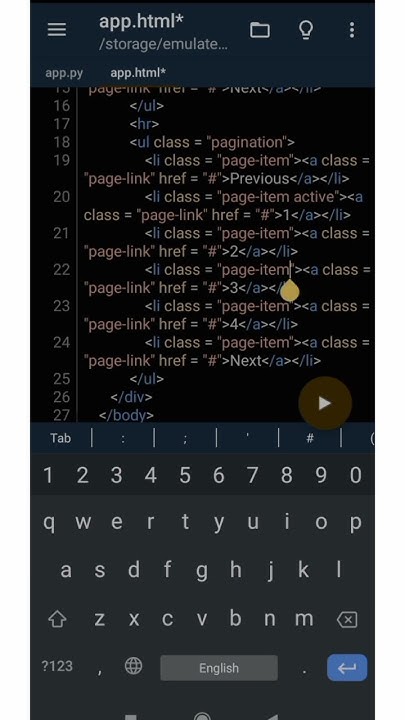 Bootstrap5 Pagination Using Flask Flask Python Tutorial Css Html