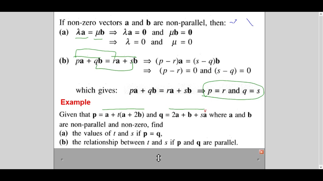 TKMaths O Level Add Maths Vectors complete lesson video 2 - YouTube