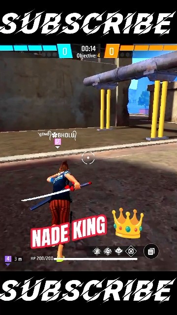 1 VS 3 with Nade 💥🤯 free fire nade king @BatmanGaming3 nade king 👑😱 # ...