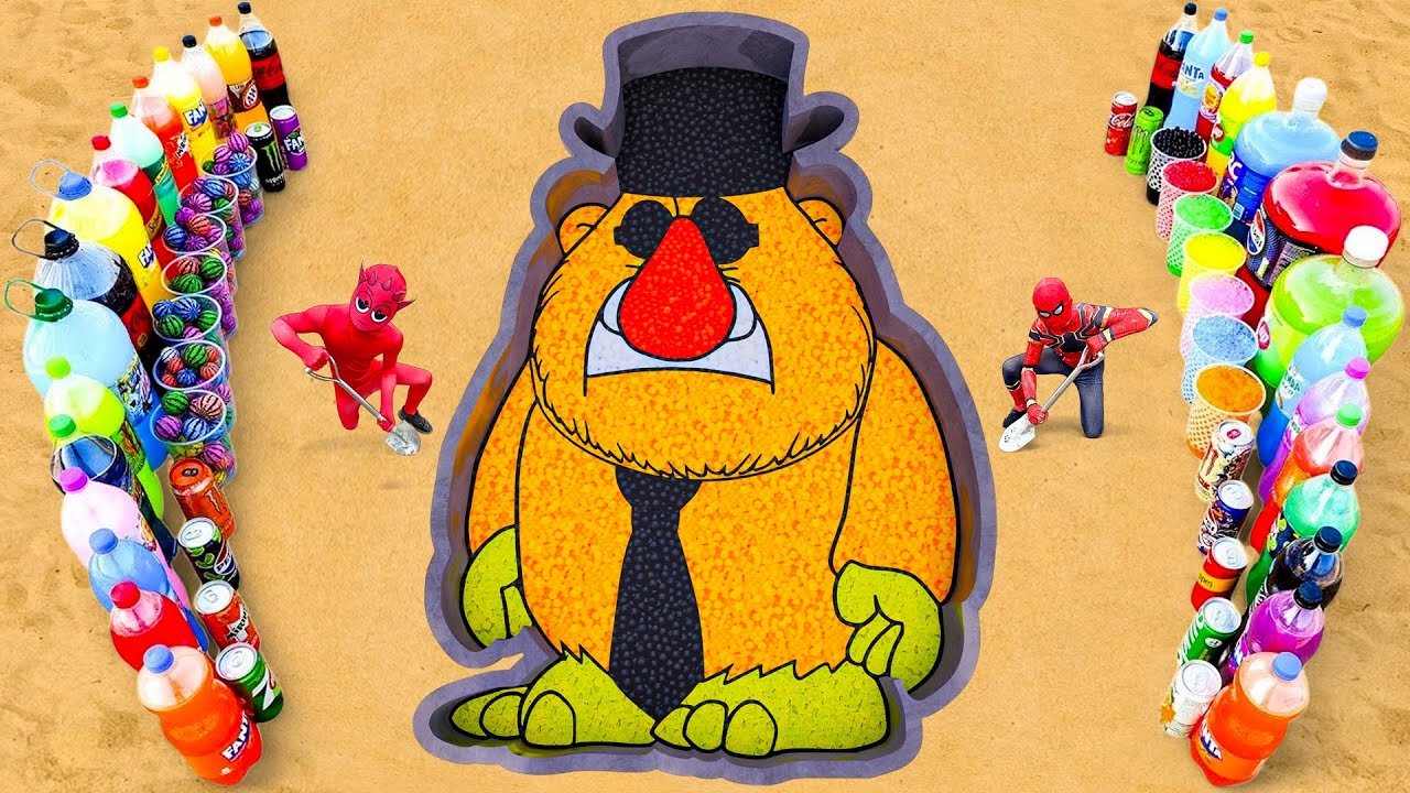 How to Make Mateo meme with Orbeez, Balloons soda, Giant Coca Cola ...