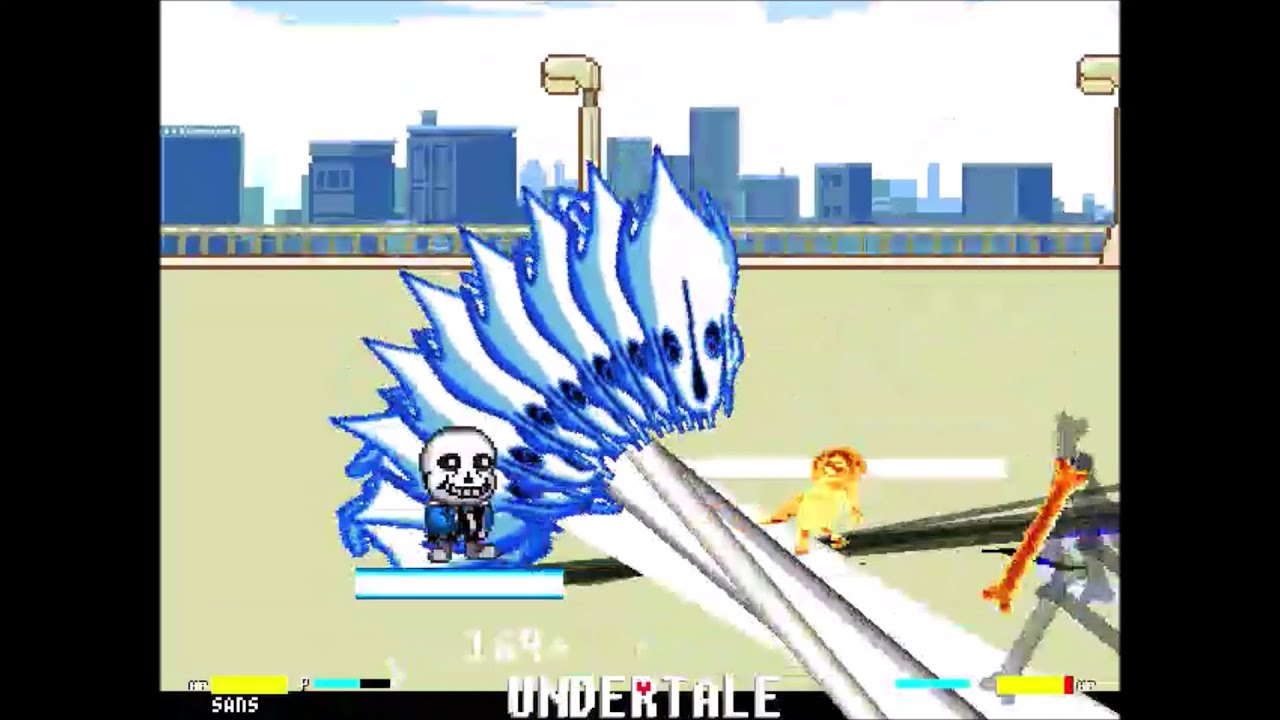 Undertale Fighter 超必殺技演示 (Undertale人物角色角色亂入)PC免費下載 - YouTube