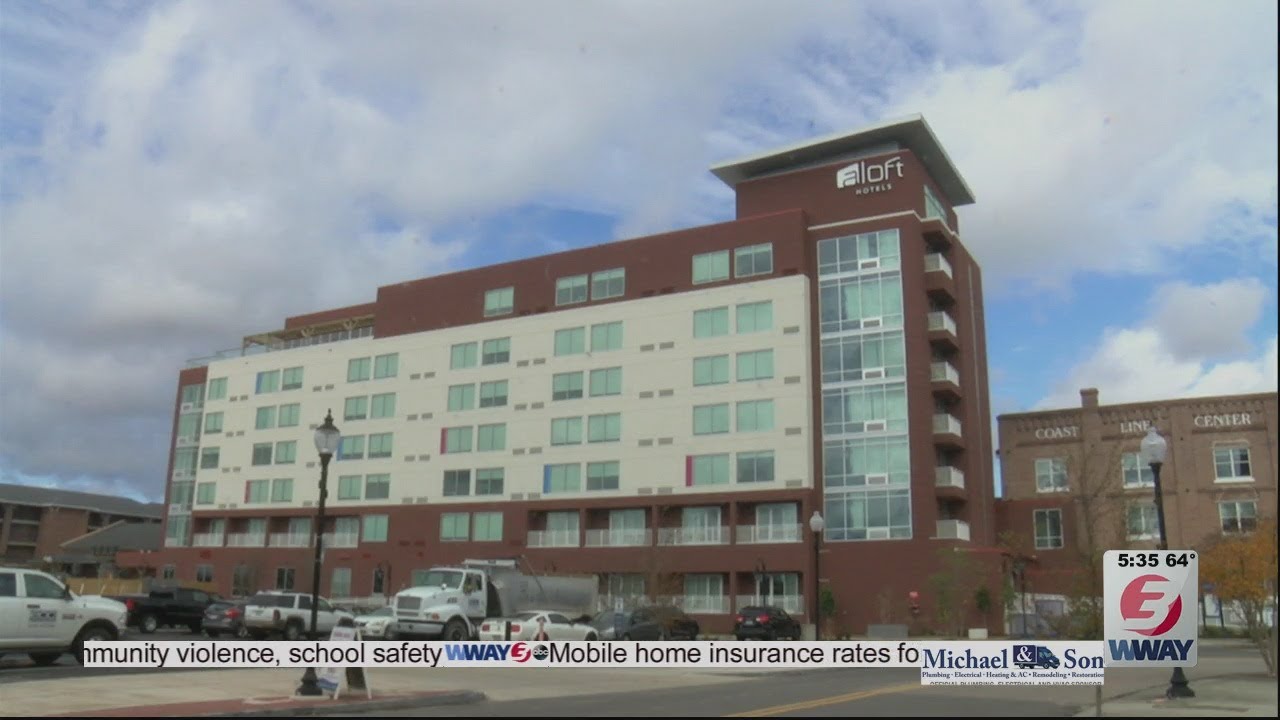 Aloft Wilmington at Coastline Center opens in downtown Wilmington - YouTube