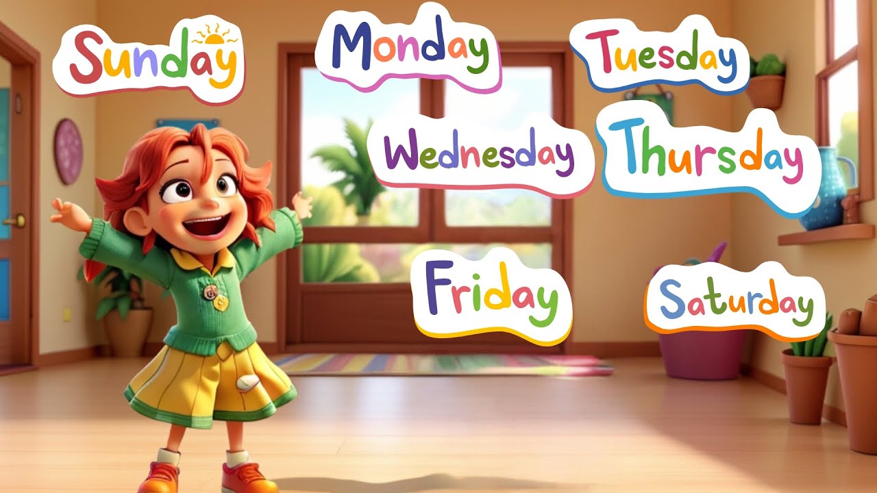 Days of The Week Song | Kids Songs | Rhyme - YouTube
