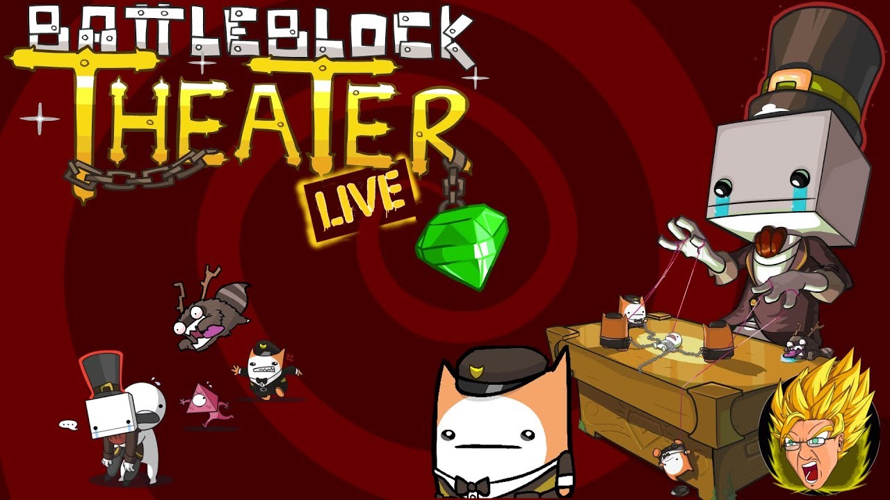 BattleBlock Theater!! And then Mario Maker - YouTube