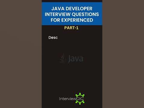 Real Time Java Interview Questions for experienced 2023 #shorts #javadeveloper #java # ...