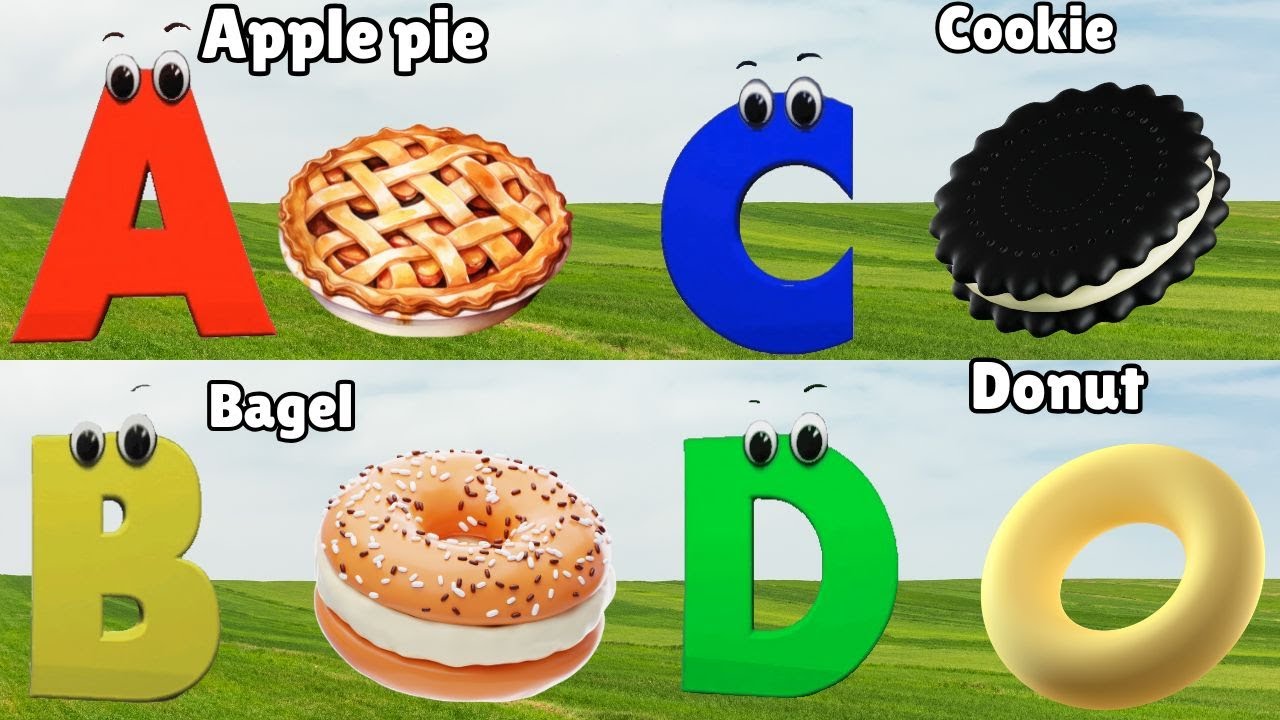 Food ABC Song for Toddler | Food Alphabet Song | Phonics for Kids ...