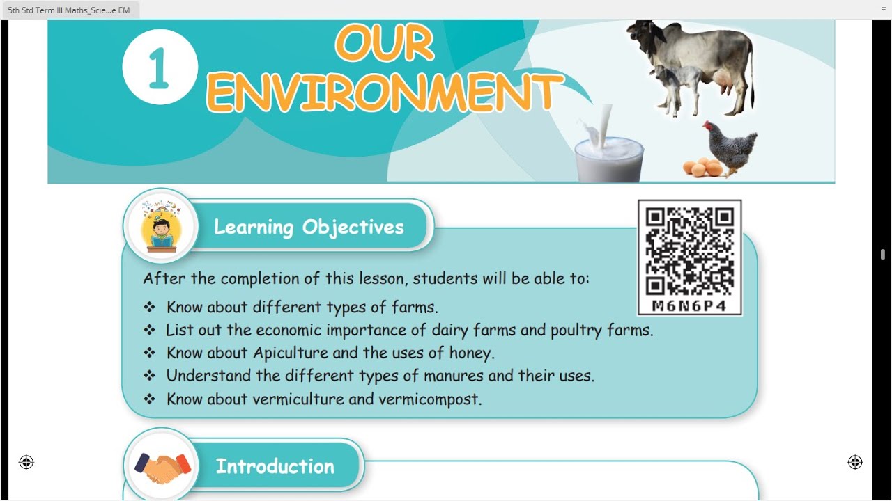 OUR ENVIRONMENT - PART-1 - UNIT 1 - TERM-3 - SCIENCE - 5TH STANDARD ...