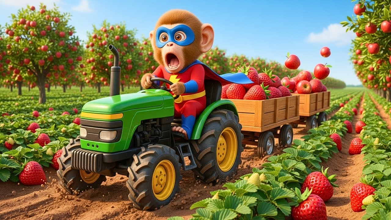 💥 Nana Monkey Builds a Wild Farming Machine to Stop the Sneaky Trouble ...