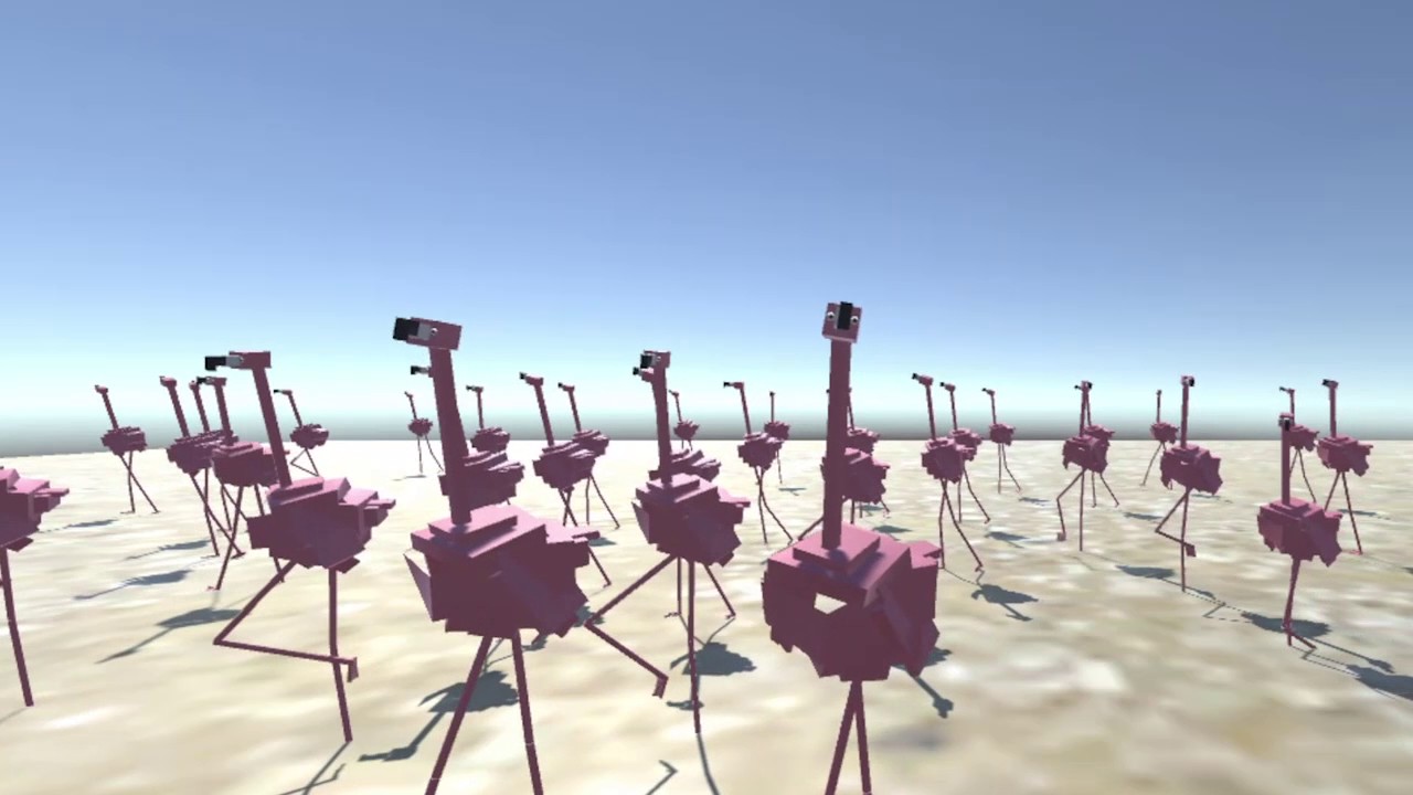 Dance with flARmingos flock - YouTube