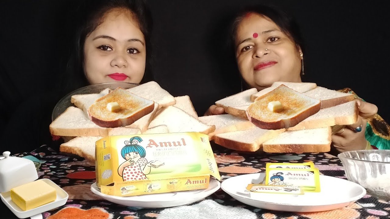 // Bread and Butter Eating Challenge //,(5 minit) - YouTube