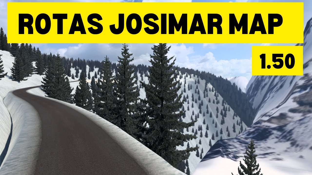 Ets 2 Harita Modu (ROTAS JOSIMAR MAP 1.50) EURO TRUCK SIMULATOR 2 - YouTube
