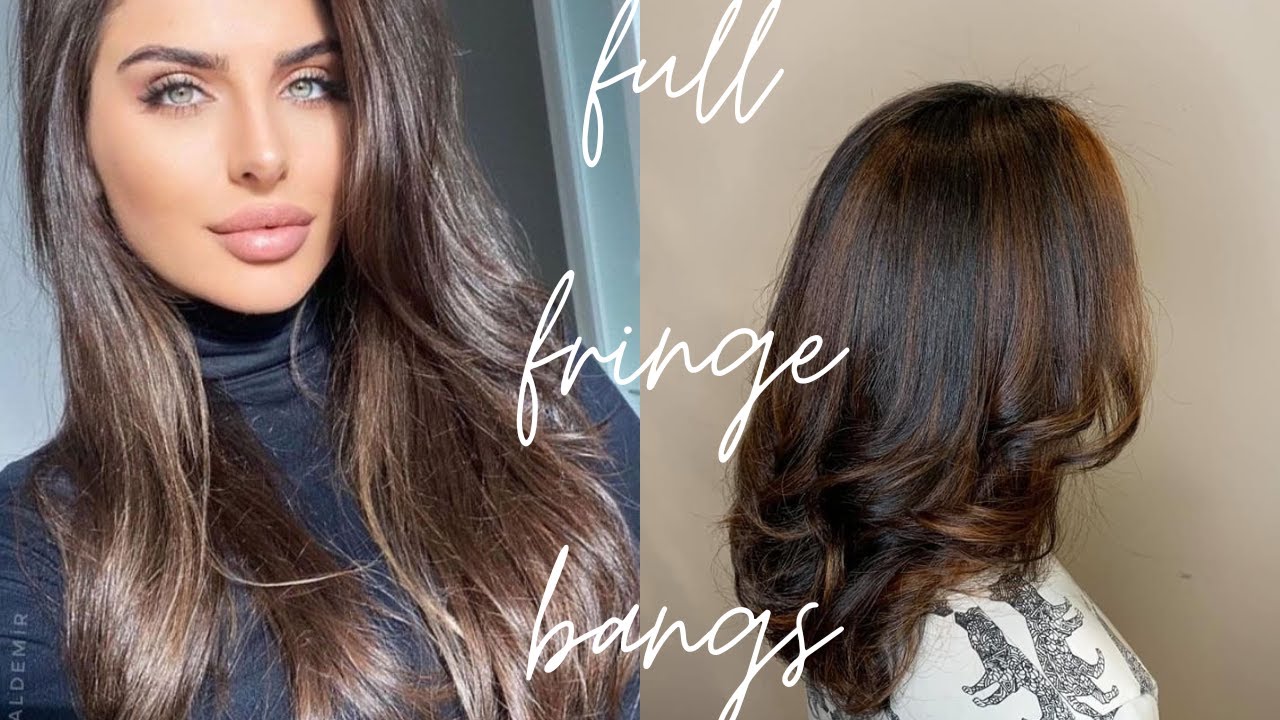 Full Fringe Bangs | New Bangs Ideas - YouTube