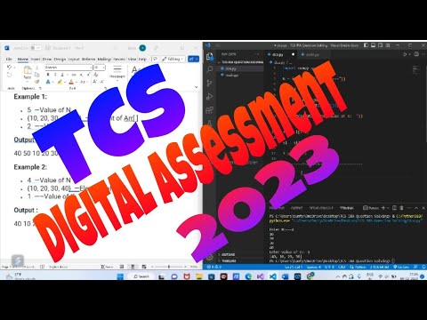 TCS Digital Assessment 2023 !!!!!!!!!! Code Spidy!!!!!!!!!! - YouTube