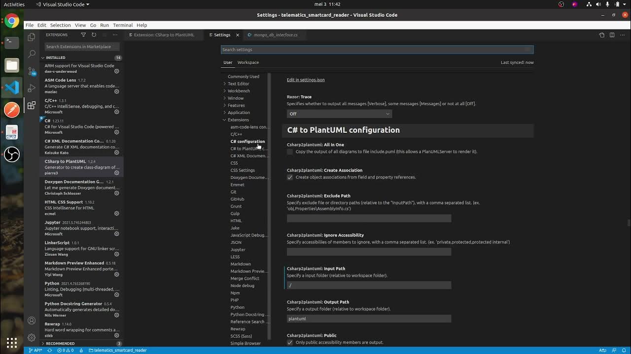 How to use CSharp to PlantUML in VS Code - YouTube