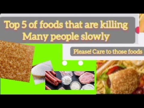 TOP 5 UNSAFE FOODS TO HEALTH/please! limits those foods to save your ...