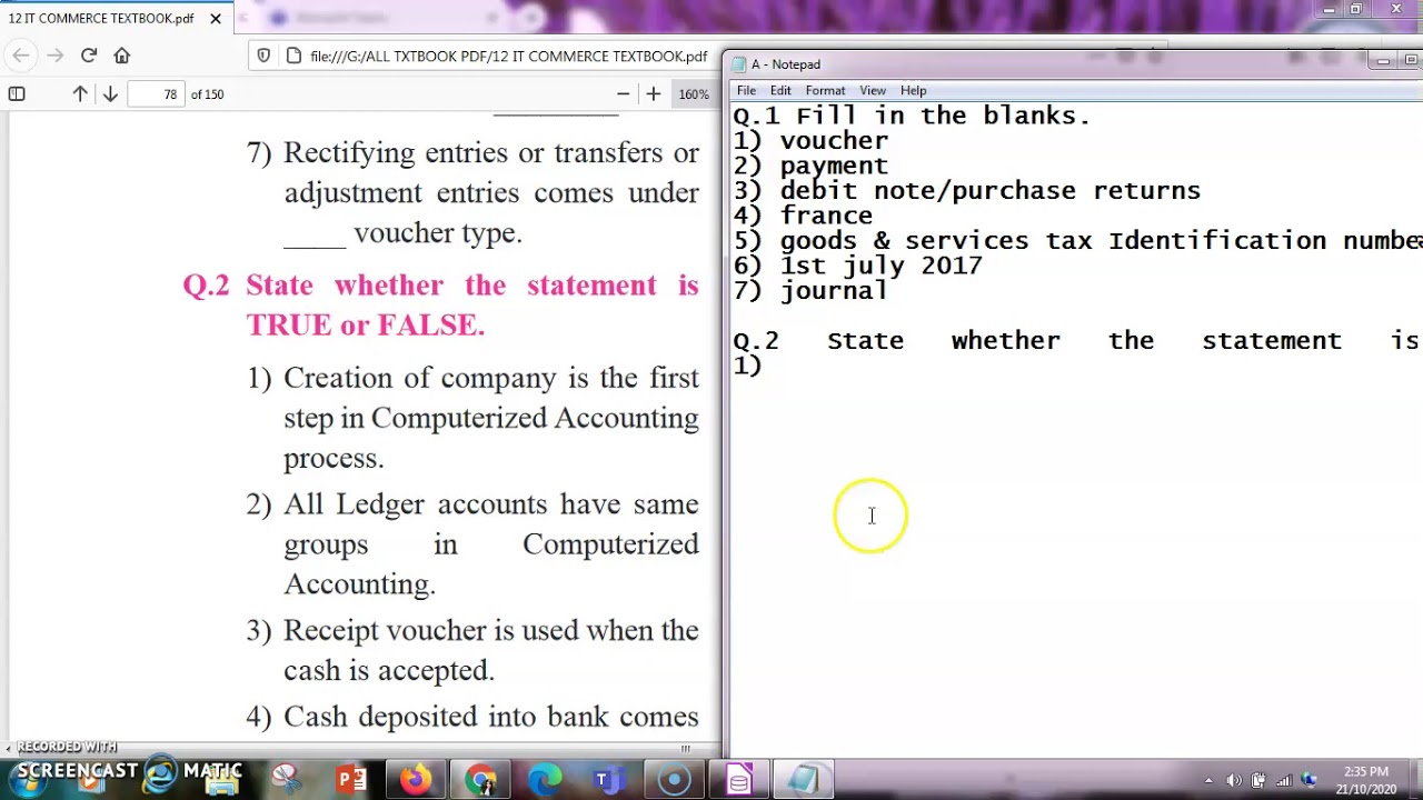12th IT HSC(ARTS,COMMERCE, SCI)L-3 COMPUTERIZED ACCOUNTING WITH GST ...