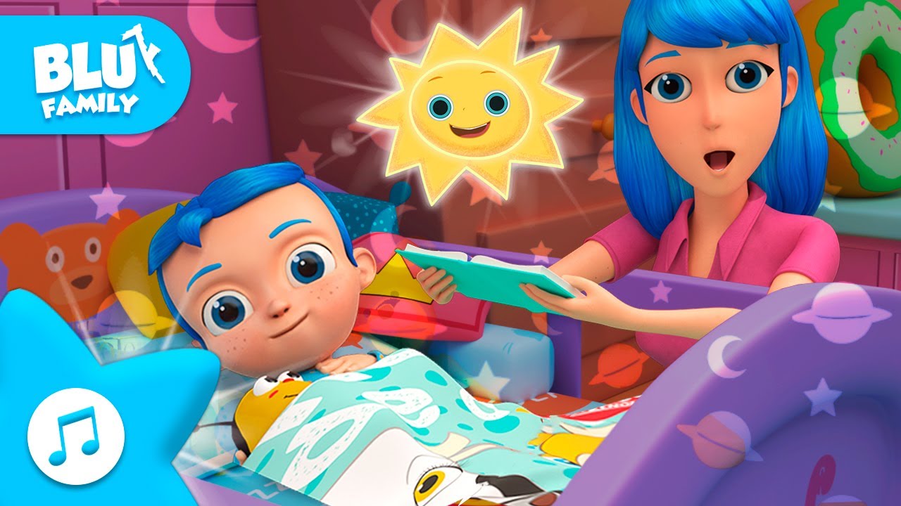 😴 Let's Sleep 💤 BLU FAMILY 🙋🏻‍♂️ SONG PREMIERE 🌈 NURSERY RHYMES FOR ...