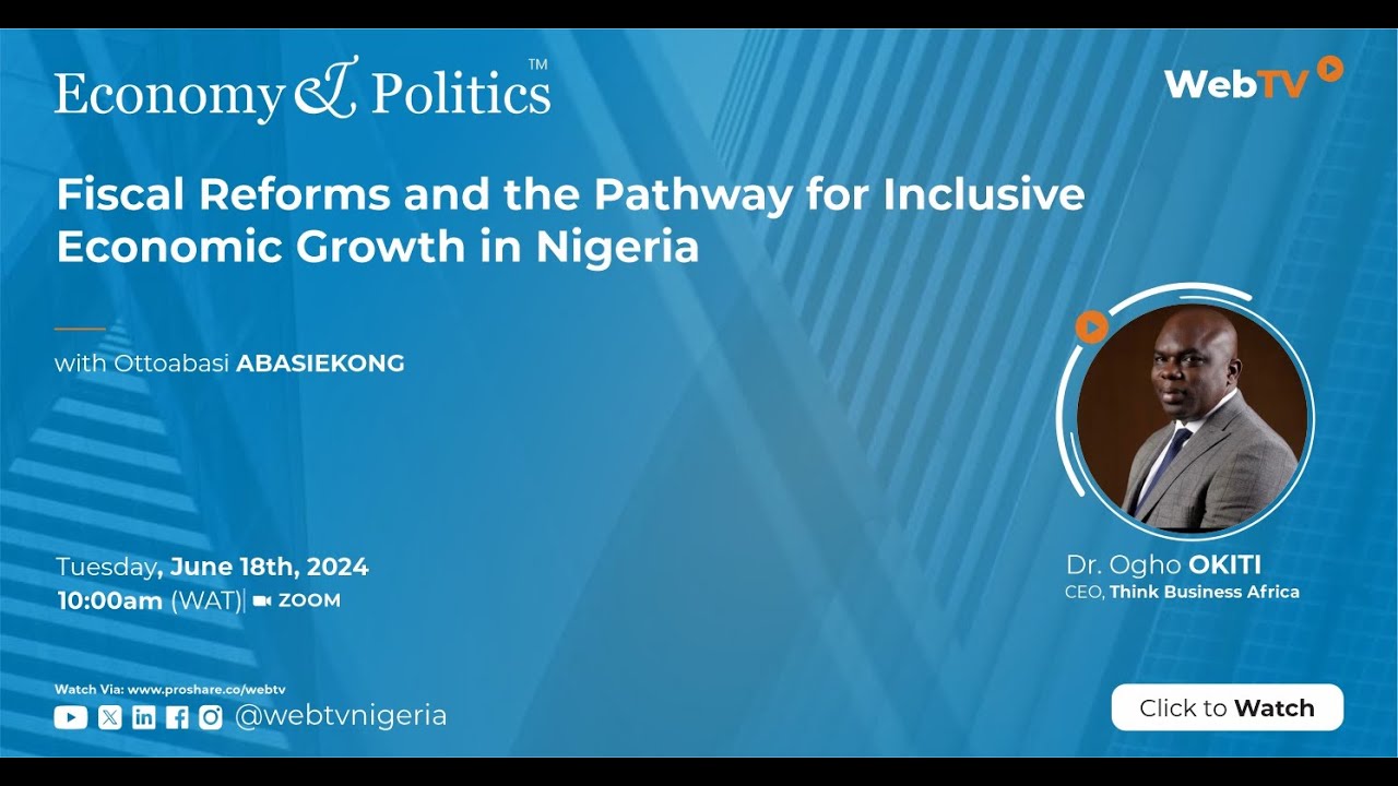 Fiscal Reforms and the Pathway for Inclusive Economic Growth in Nigeria ...