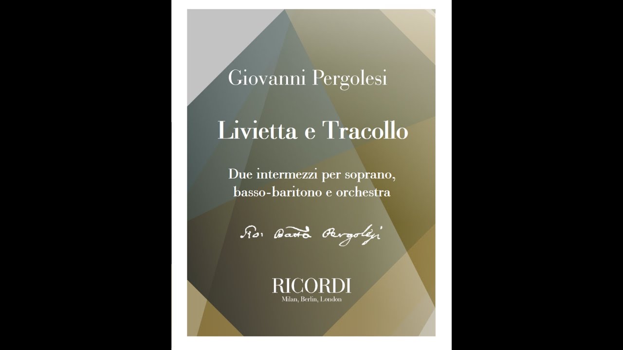 Pergolesi: Livietta e Tracollo - Elda Ribetti, Dino Mantovani, Ennio ...