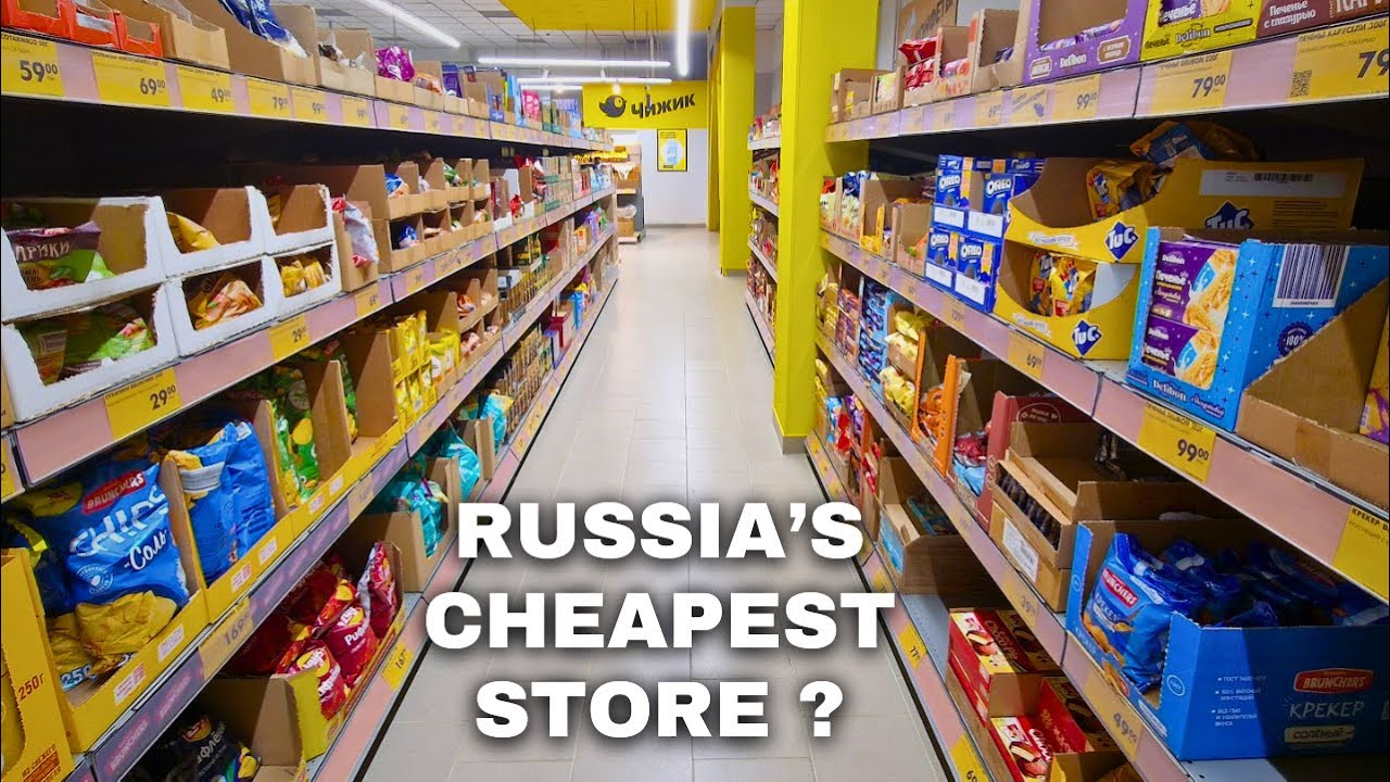Russian TYPICAL (Low Cost) Supermarket: Chizhik - YouTube
