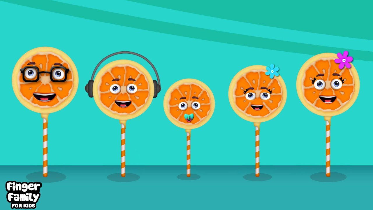 Orange Finger Family Songs for kids | Orange Finger Family - YouTube