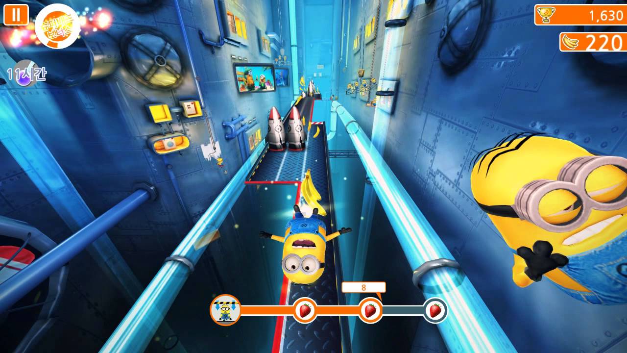 노트북으로 미니언러쉬 8 STAGE (Notebook. Minion Rush. Windows 8.1 Pro) - YouTube