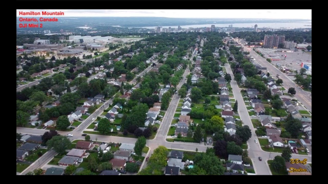 Hamilton Mountain Ontario, Canada Aerial View #DJI Mini 2 - YouTube