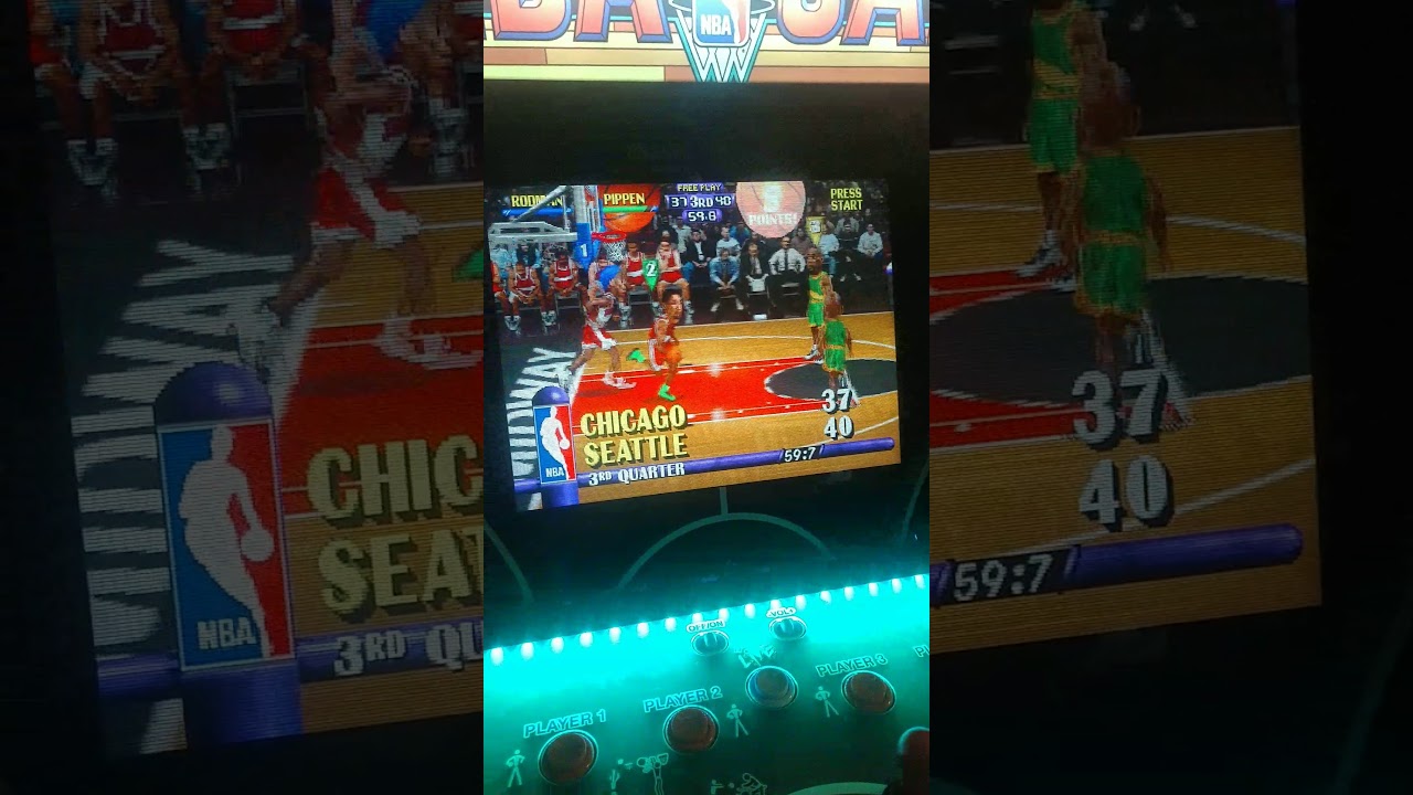NBA jam arcade 1up online play - YouTube