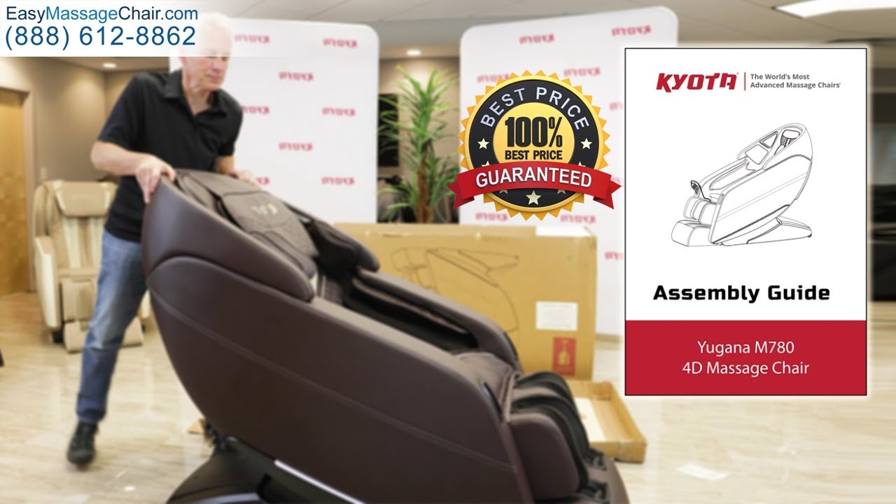 How to Assemble & Setup The Kyota Yugana M780 4D Costco Massage Chair ...