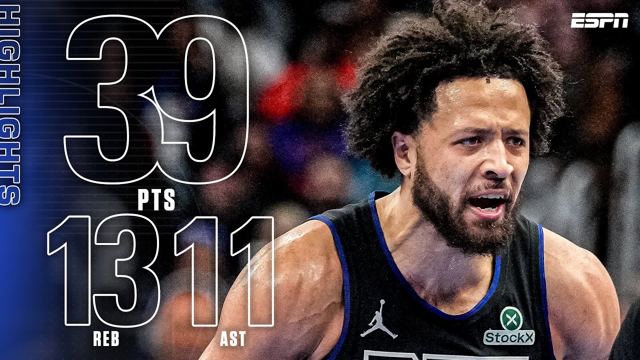 Cade Cunningham HIGHLIGHTS 🎥 39-PT TRIPLE-DOUBLE in Pistons' NBA Cup ...