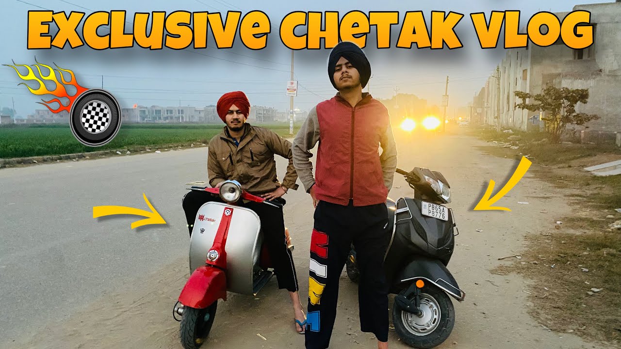 Chetak exclusive vlog🔥/ Activa VS Chetak - YouTube