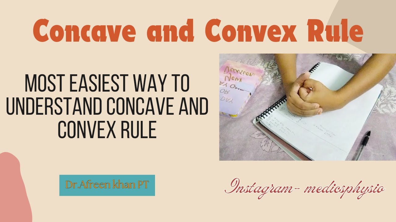 Concave and Convex Rule.. Explained in a very easy way.. Biomechanics # ...
