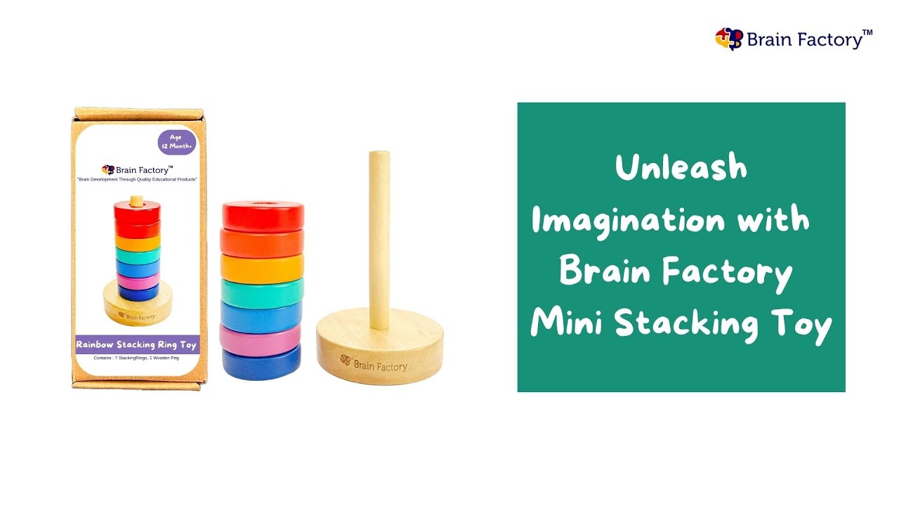 Brain Factory Stacking Toy: Ignite Creativity and Fun with Wooden ...