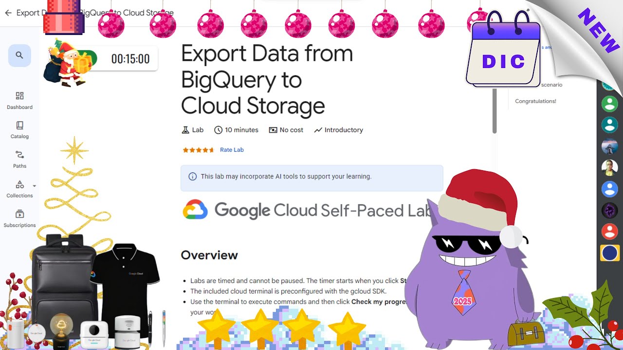 Export Data from BigQuery to Cloud Storage #2025 | #|#qwiklabs |# ...