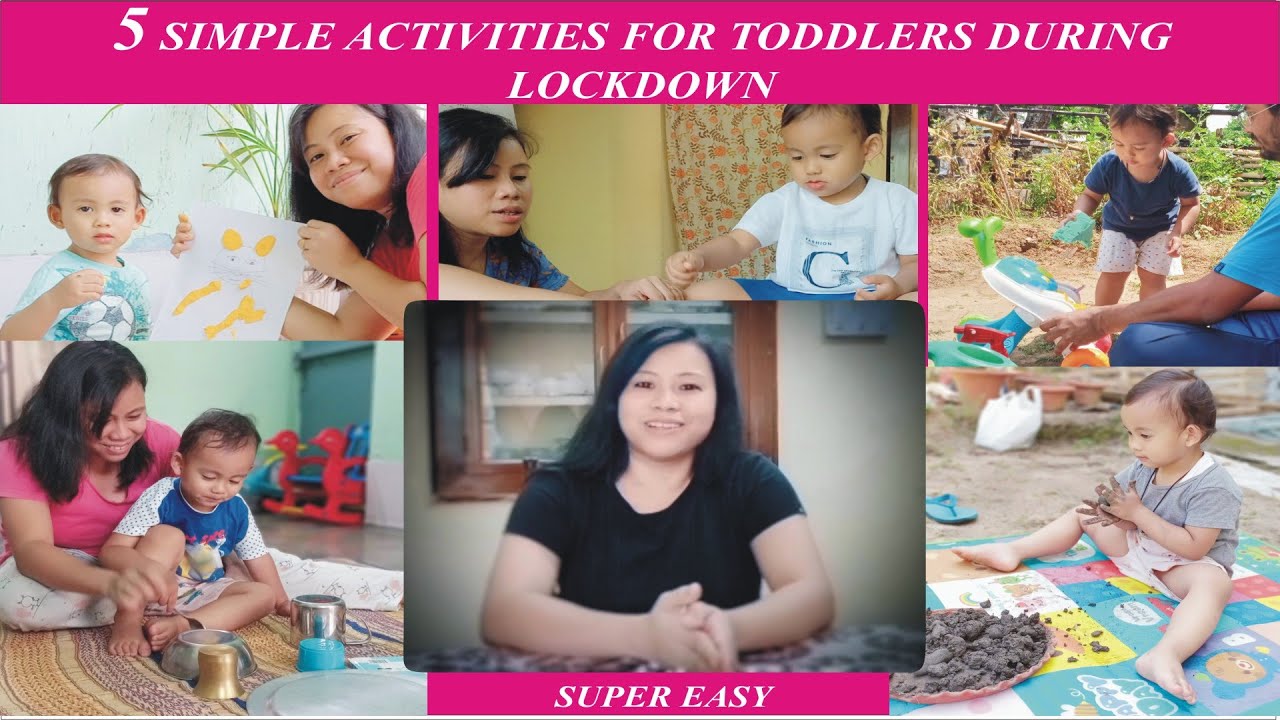 5 SIMPLE TODDLER ACTIVITIES DURING LOCKDOWN / HOW TO ENGAGE TODDLERS ...