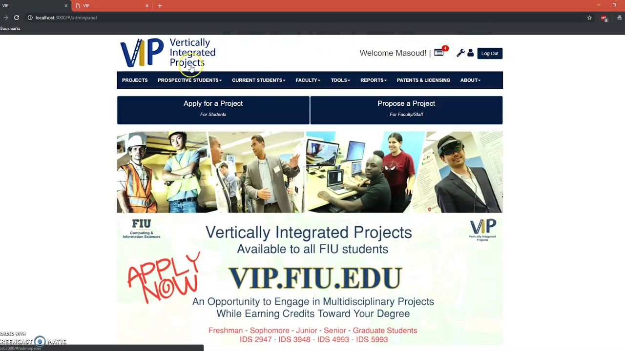 VIP-220 Admin Panel Layout - YouTube