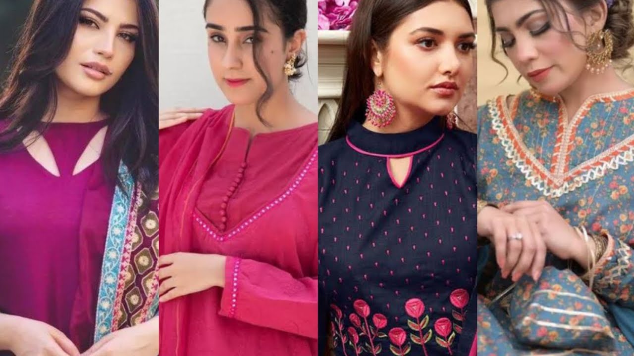 Double Neck Design | Neck Designing Ideas | Neck Design for Kurtis ...