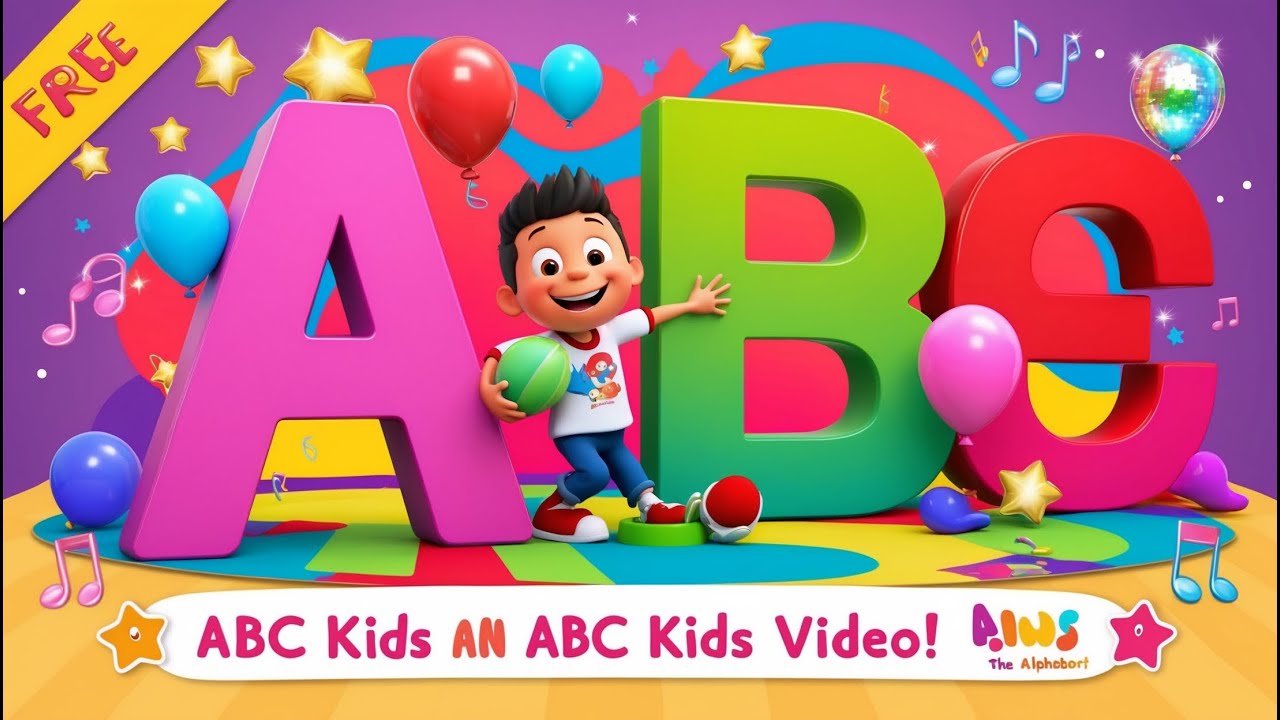 Learn ABC with Fun Songs for Kids | A for Apple Alphabet Learning Video for Toddlers and ...
