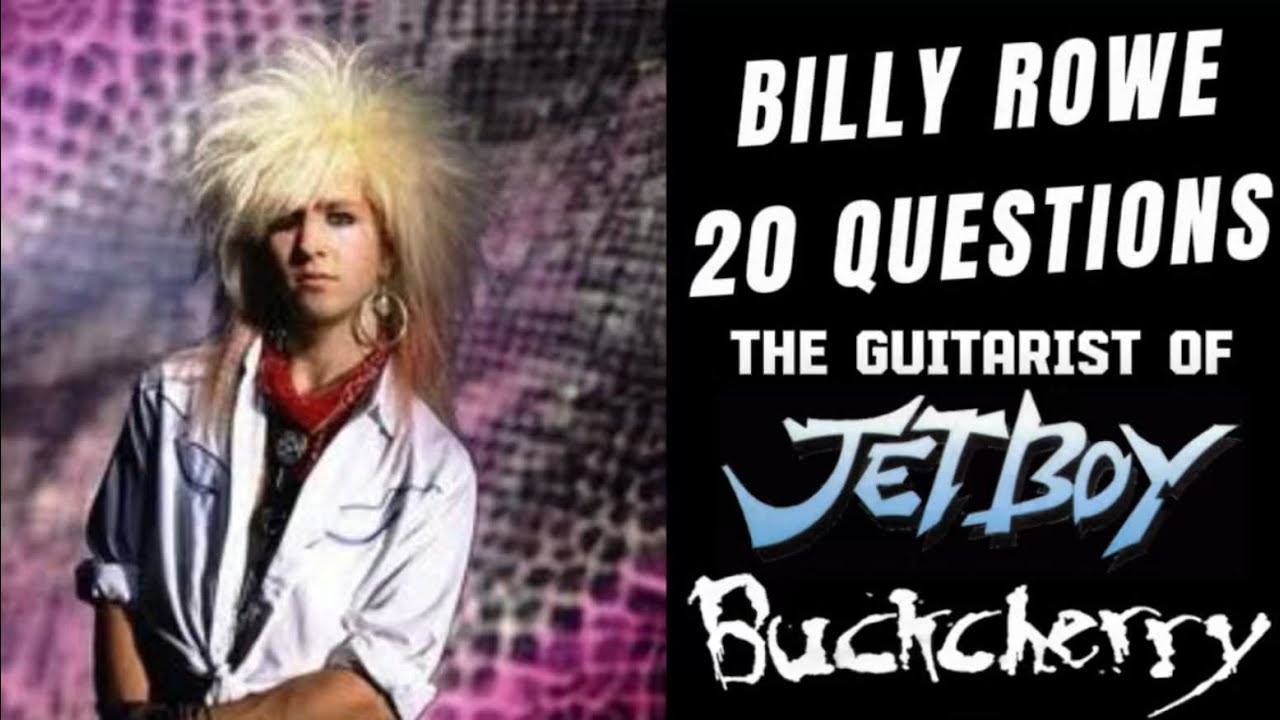 20 Questions With Billy Rowe! - YouTube