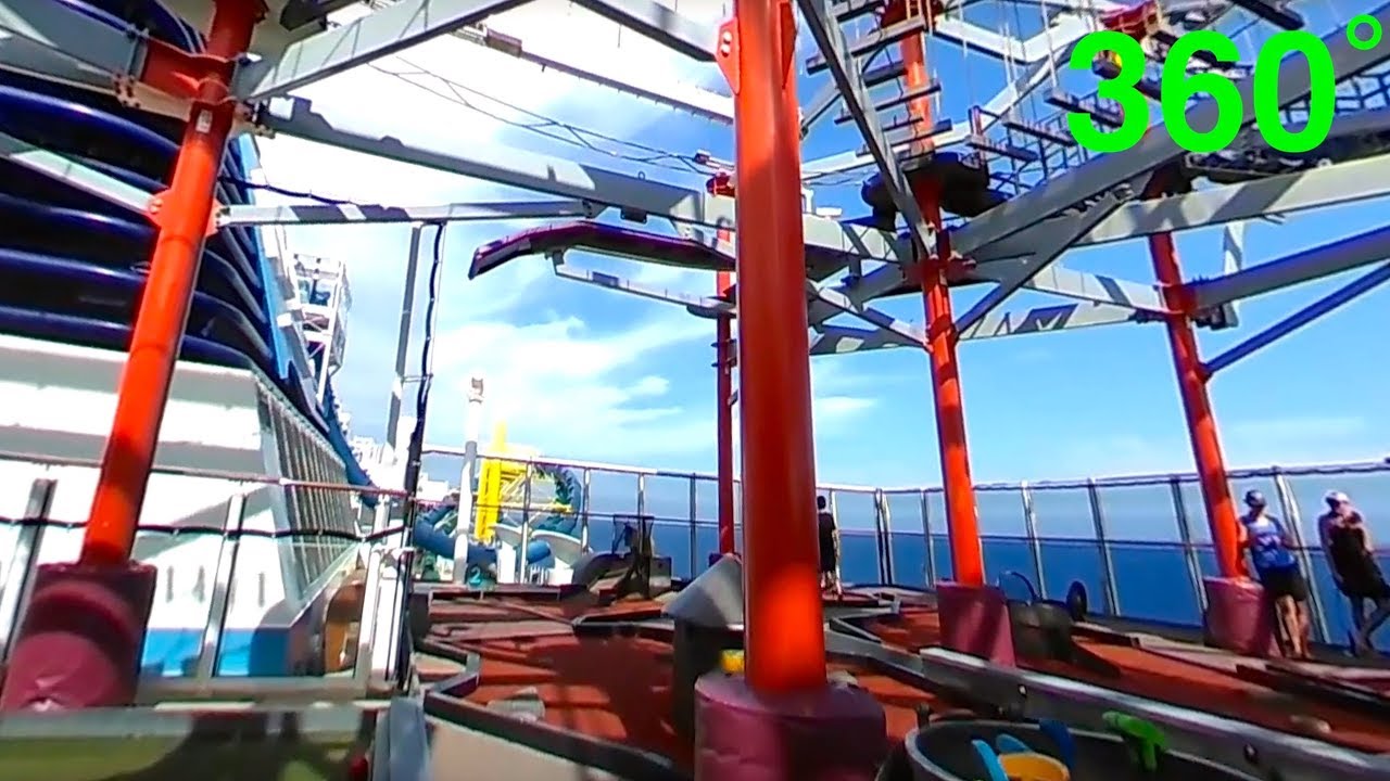 Norwegian Escape Sports Complex 360˚ 4K - Deck 18 - YouTube