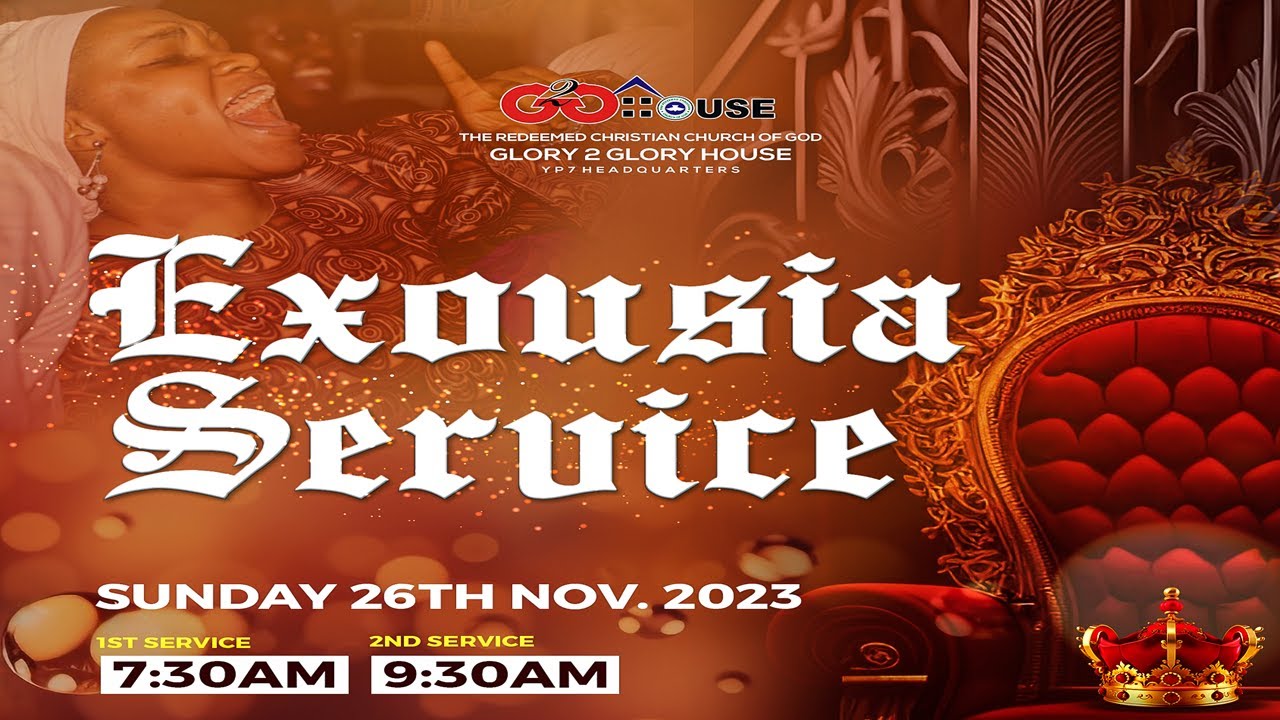 Exousia Service || Sunday, 26th November, 2023 (1st Service) - YouTube
