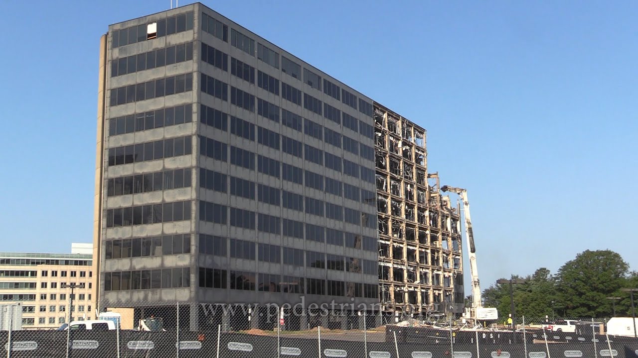NADA Office Building Demolition (Part 1) - YouTube
