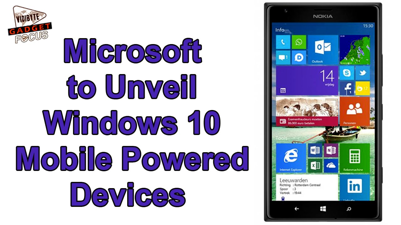 Microsoft to Unveil Windows 10 Mobile Devices During October Event ...