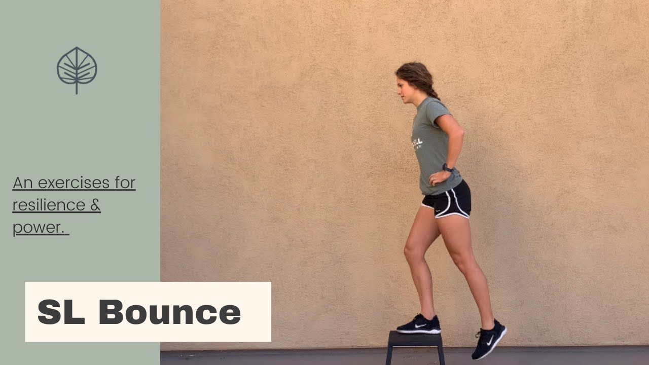 Single Leg Calf Bounce - From a Step - YouTube