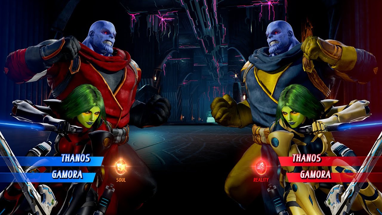 Thanos & Gamora VS Yellow Thanos & Yellow Gamora (Hardest Ai) - Marvel ...