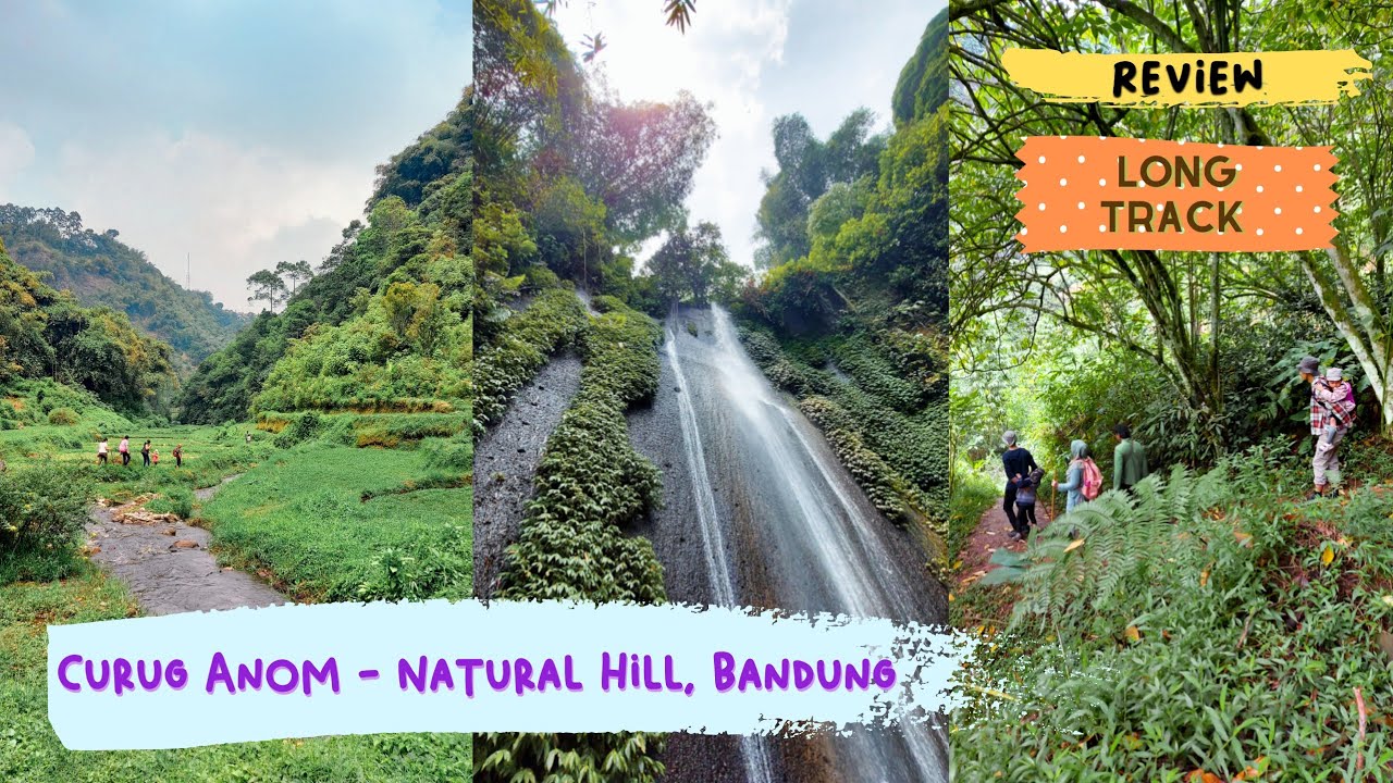 TREKKING KE CURUG ANOM LEWAT PINGGIR SUNGAI (Long Track) + BOUNCY ...